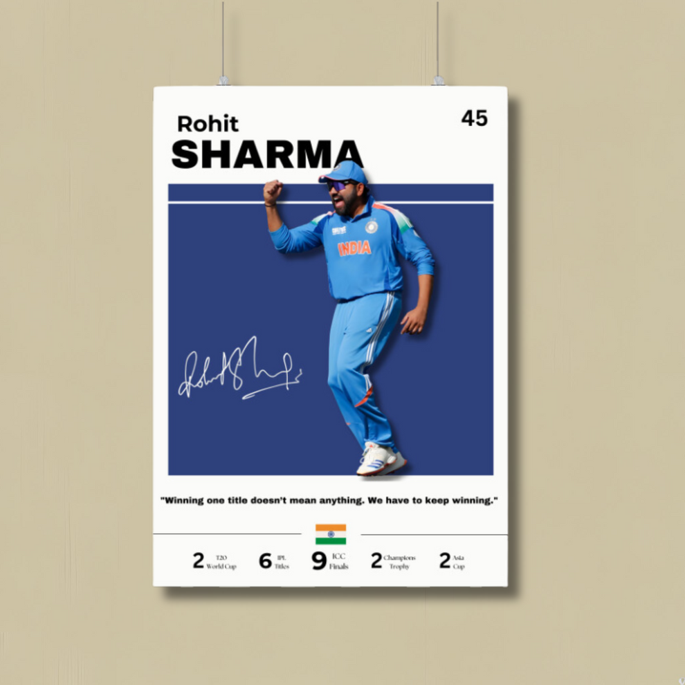 Rohit Sharma Poster – HOUSE OF MAGNETIC